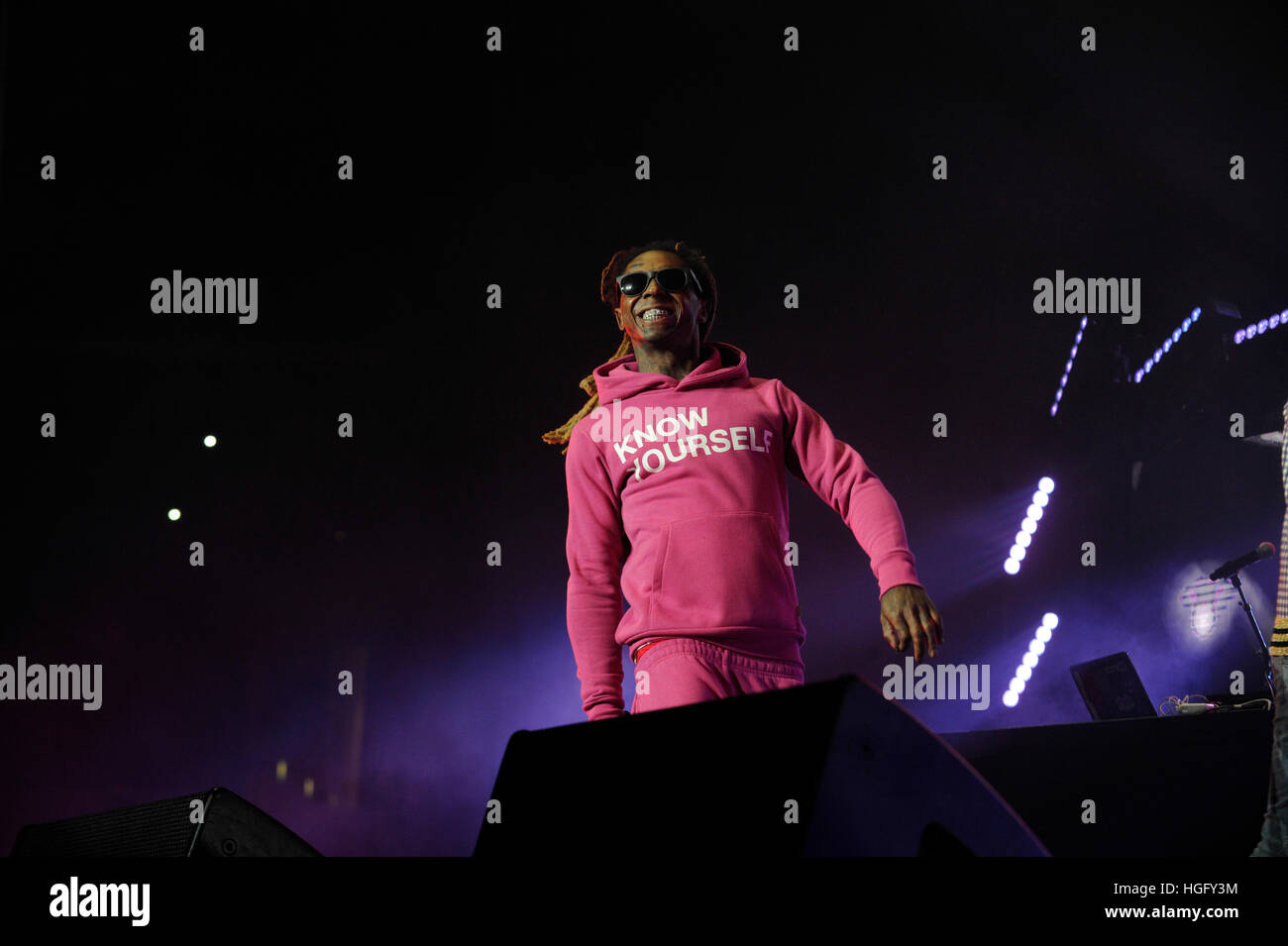 Hip hop legend Dwayne Michael Carter, Jr. aka Lil Wayne performs at the ...