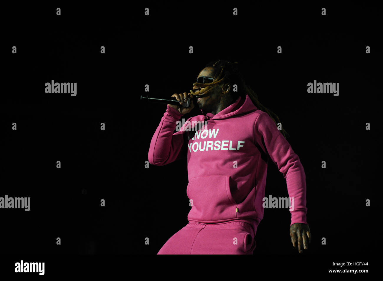 Hip hop legend Dwayne Michael Carter, Jr. aka Lil Wayne performs at the ...