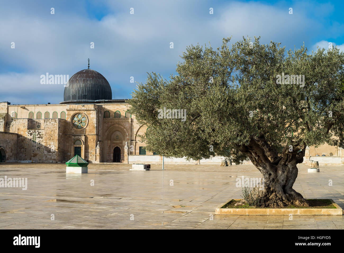 Al-Aqsa Mosque on Temple Mount, Jerusalem, Israel, Asia Stock Photo - Alamy