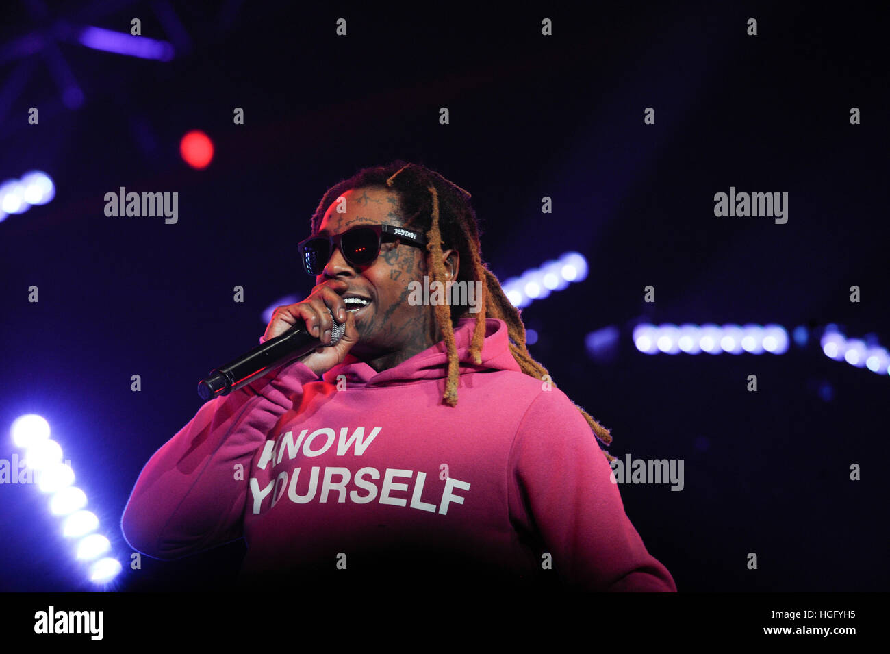 Hip hop legend Dwayne Michael Carter, Jr. aka Lil Wayne performs at the ...