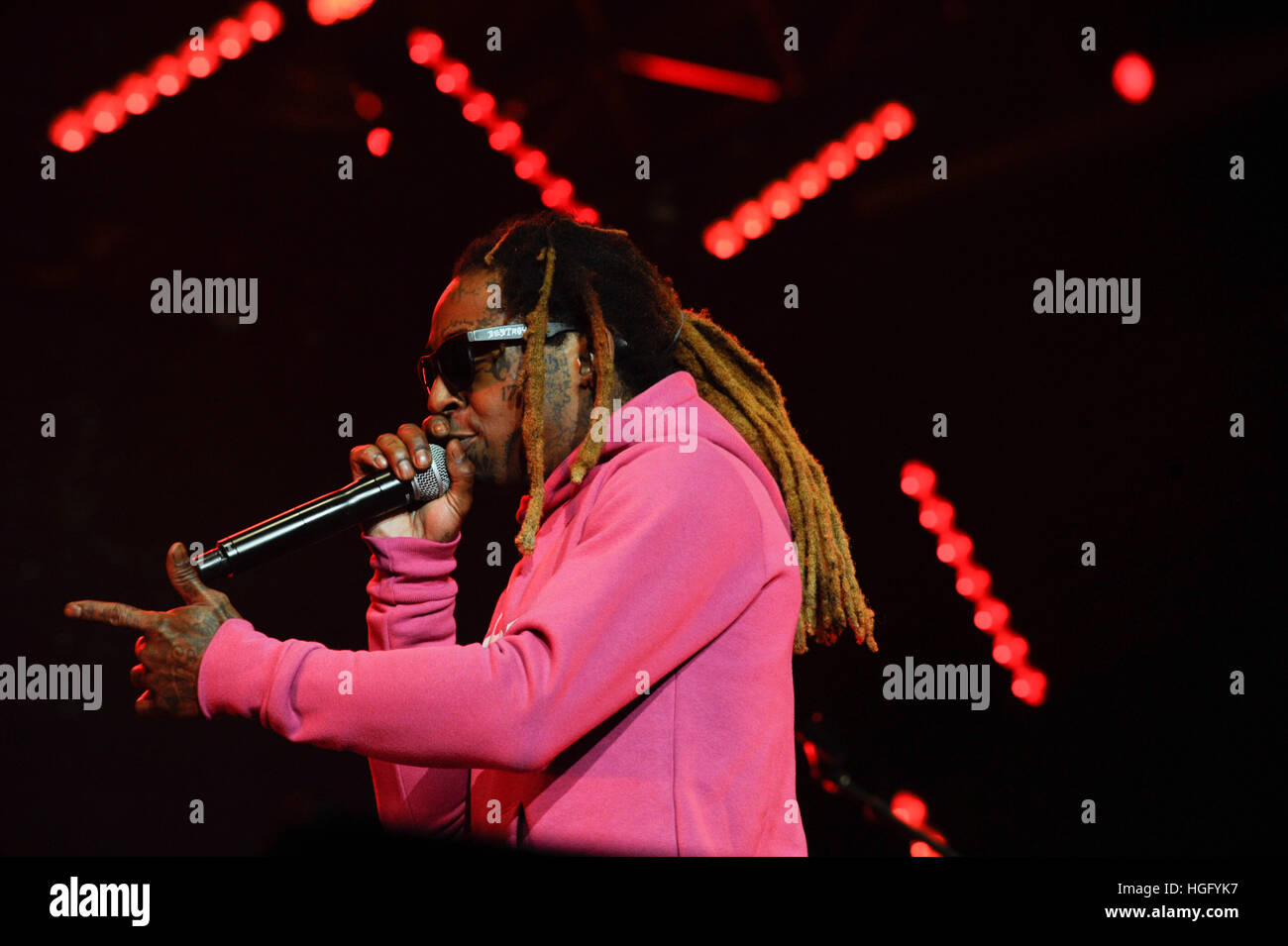 Hip hop legend Dwayne Michael Carter, Jr. aka Lil Wayne performs at the ...