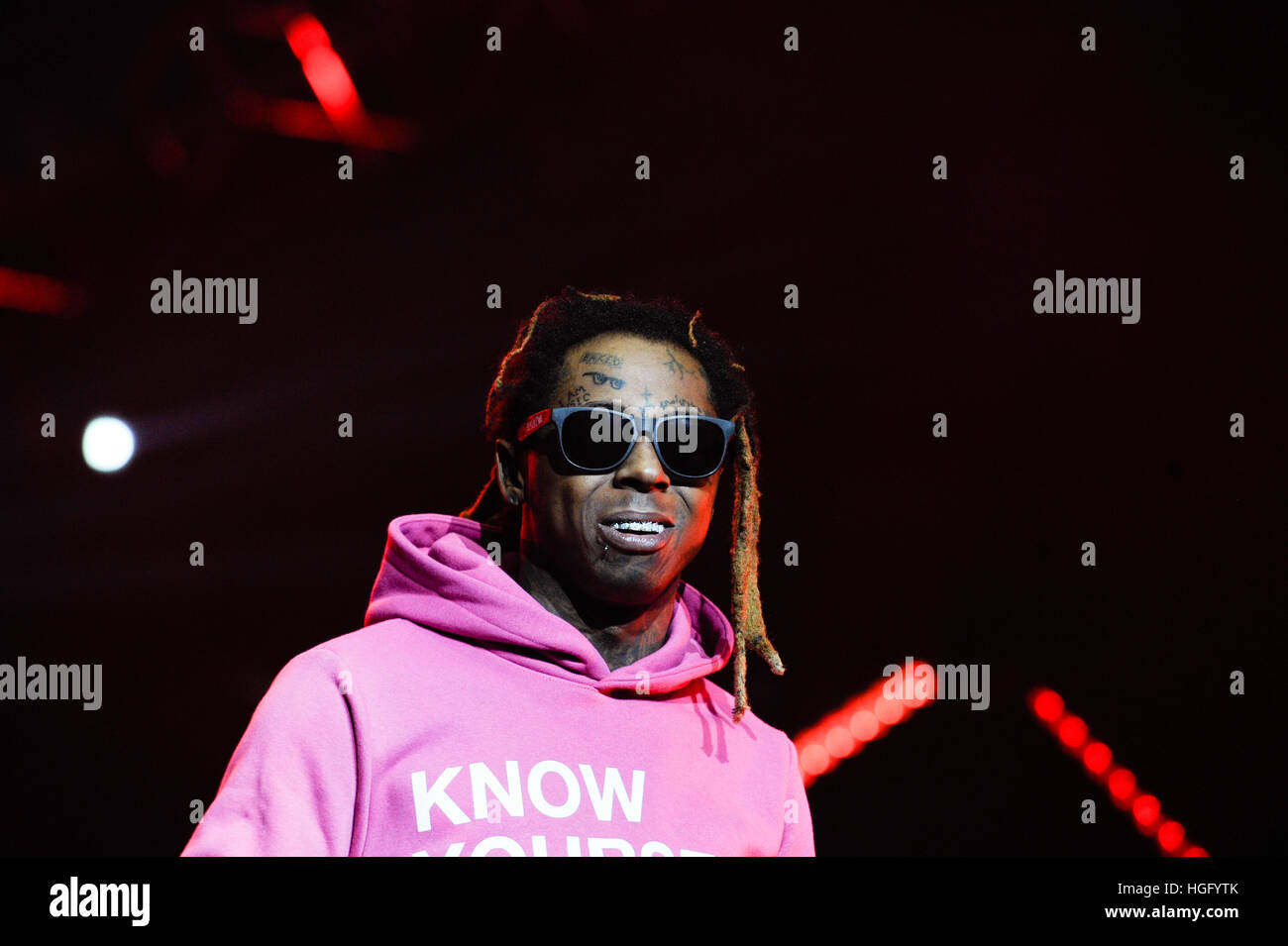 Hip hop legend Dwayne Michael Carter, Jr. aka Lil Wayne performs at the ...