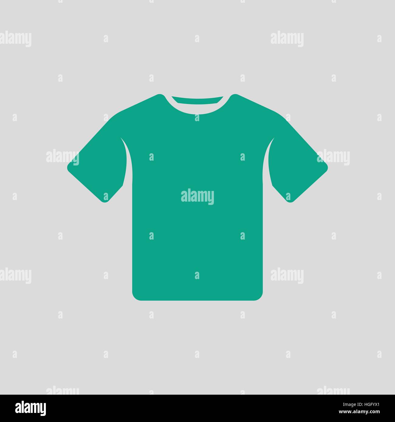 T-shirt icon. Gray background with green. Vector illustration Stock ...