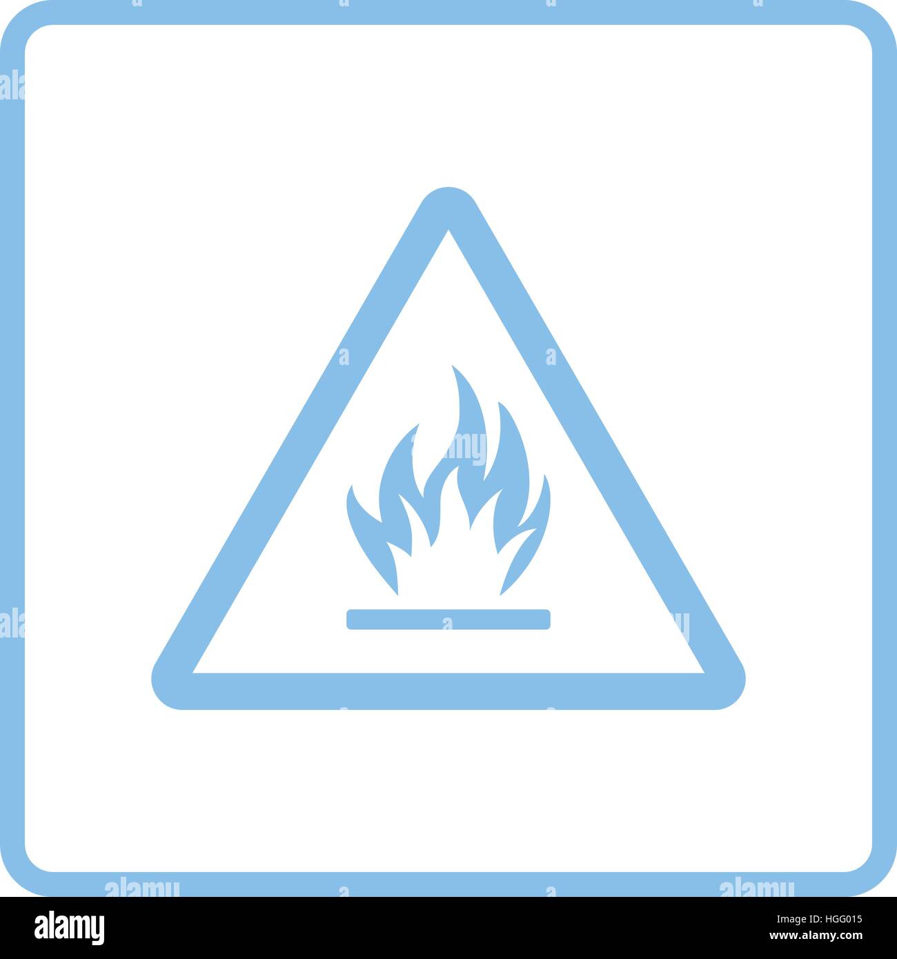 High risk fire area sign Stock Vector Images - Alamy