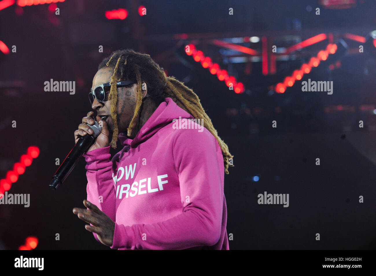 Hip hop legend Dwayne Michael Carter, Jr. aka Lil Wayne performs at the ...
