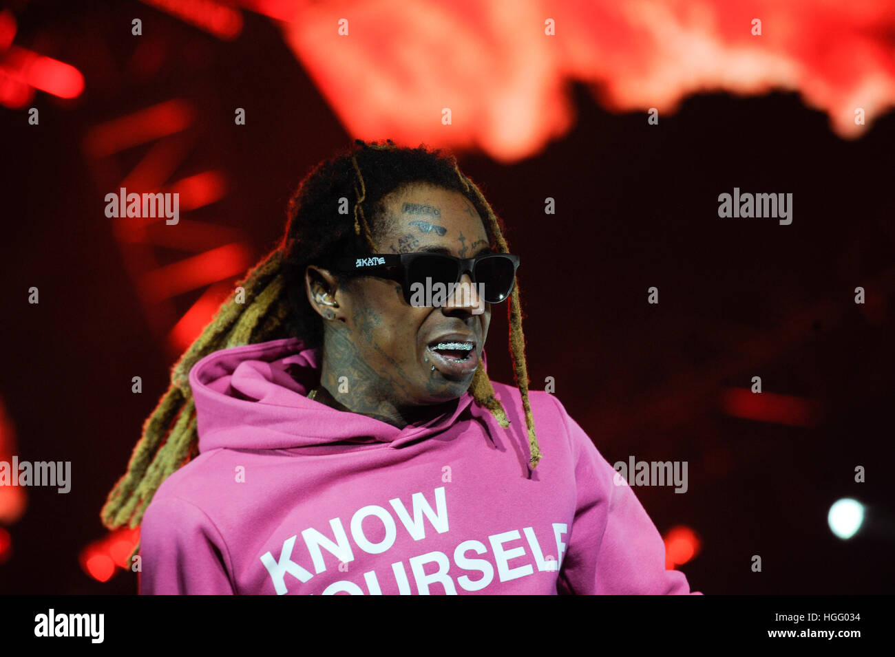 Hip hop legend Dwayne Michael Carter, Jr. aka Lil Wayne performs at the ...