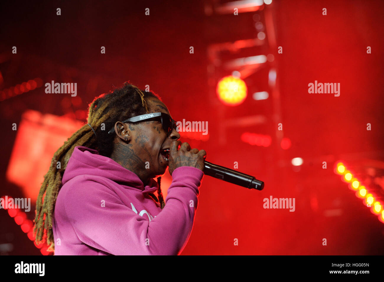 Hip hop legend Dwayne Michael Carter, Jr. aka Lil Wayne performs at the ...