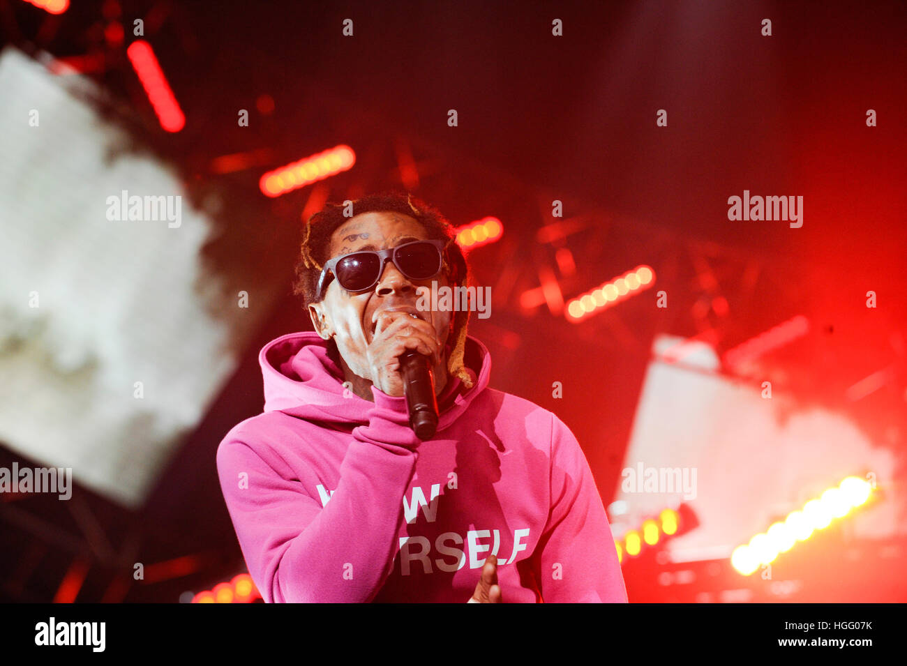 Hip hop legend Dwayne Michael Carter, Jr. aka Lil Wayne performs at the ...