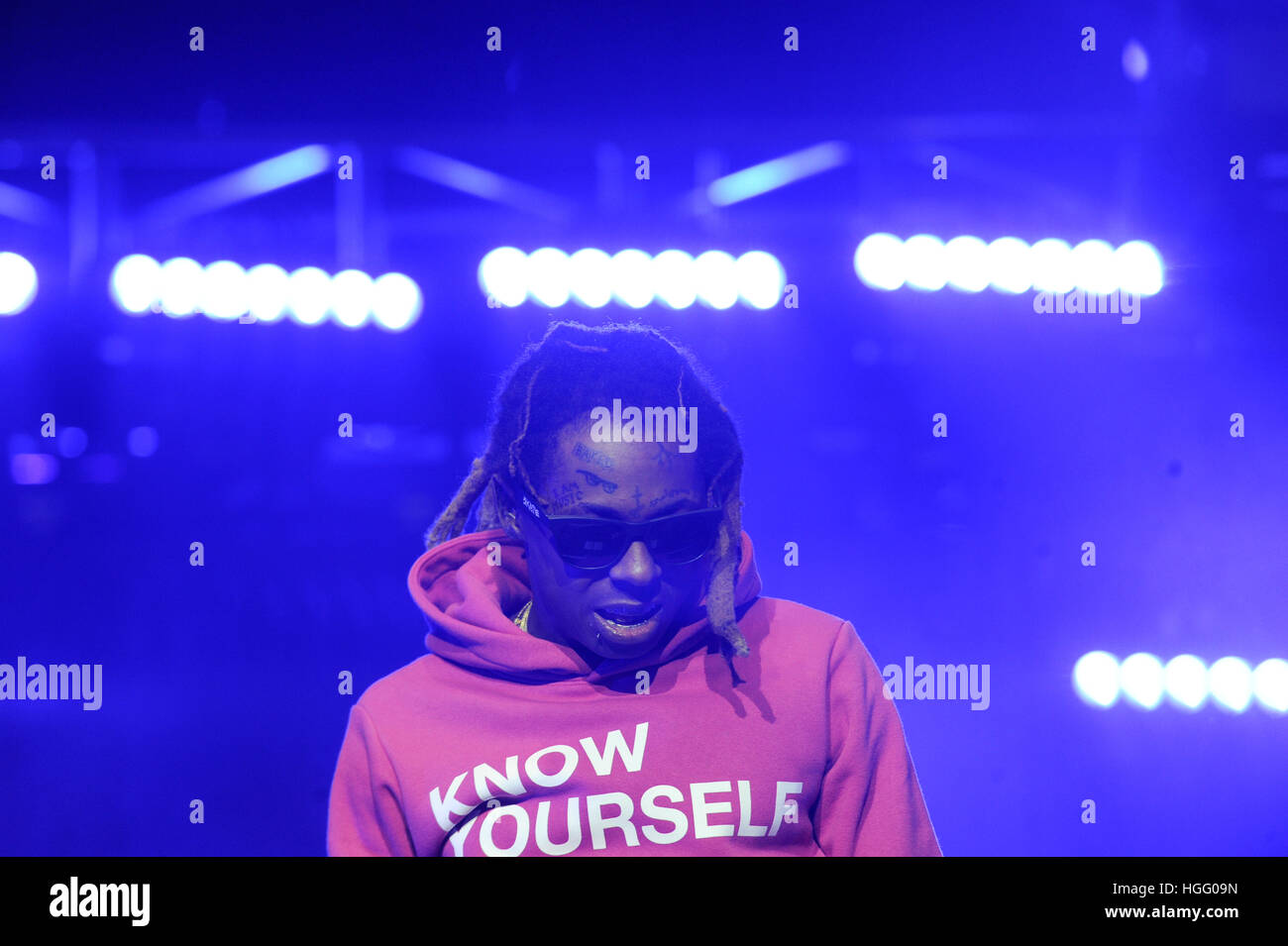 Hip hop legend Dwayne Michael Carter, Jr. aka Lil Wayne performs at the ...