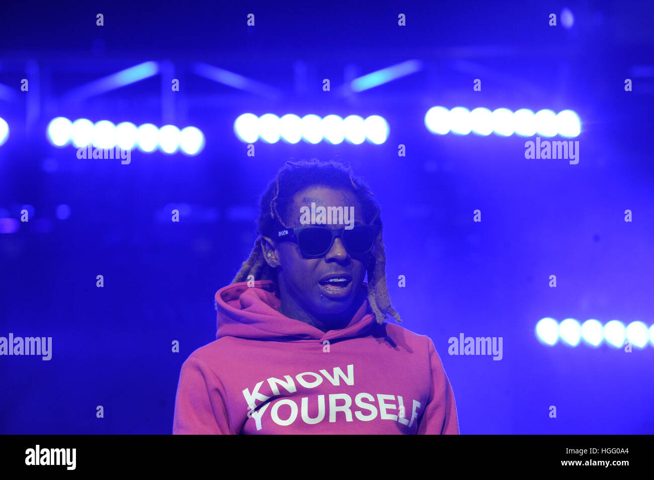 Hip hop legend Dwayne Michael Carter, Jr. aka Lil Wayne performs at the ...