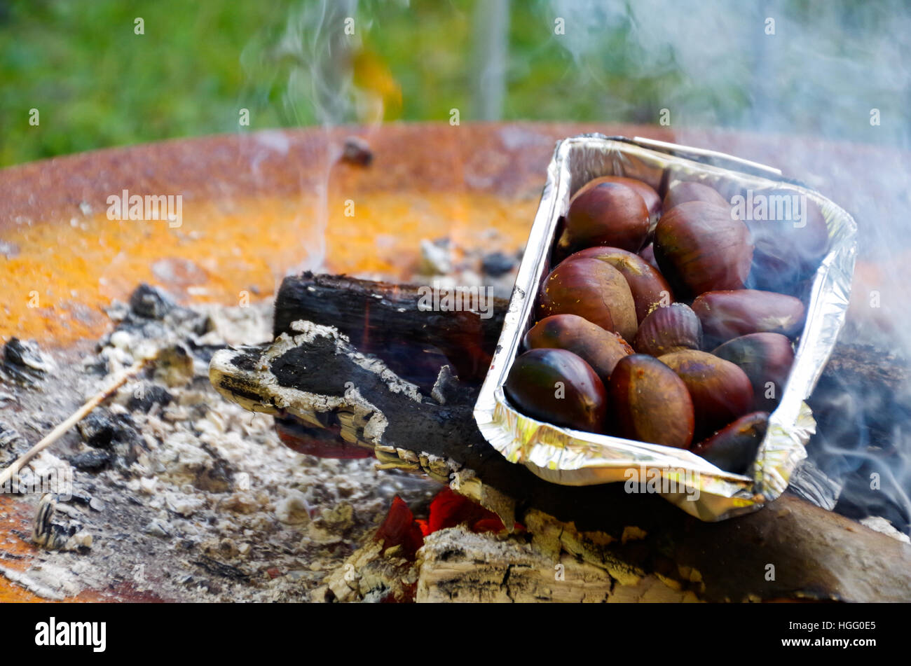 Chestnut roasting hi-res stock photography and images - Alamy