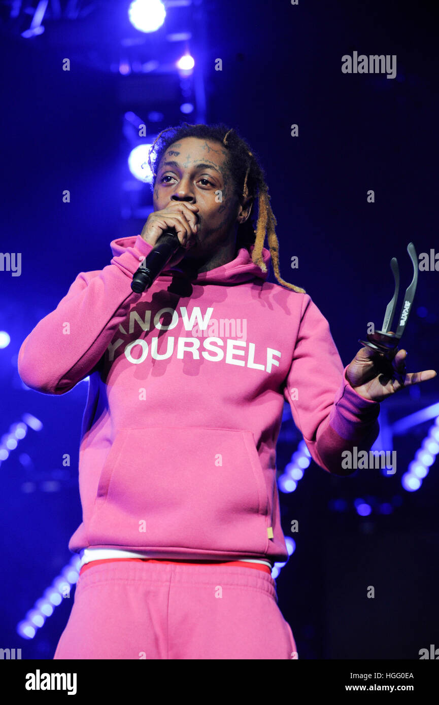 Hip hop legend Dwayne Michael Carter, Jr. aka Lil Wayne performs at the ...