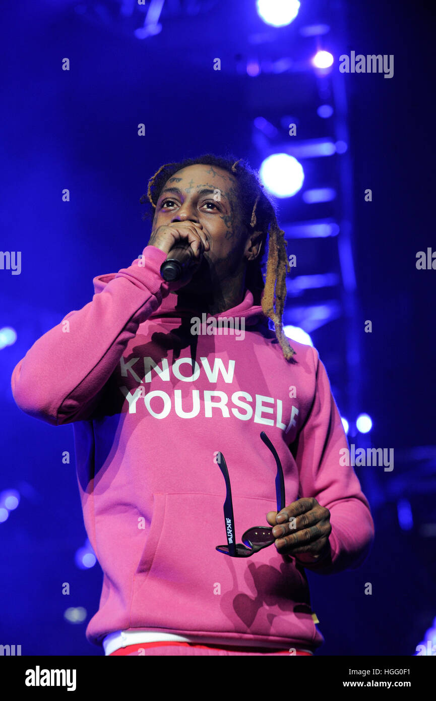 Hip hop legend Dwayne Michael Carter, Jr. aka Lil Wayne performs at the ...