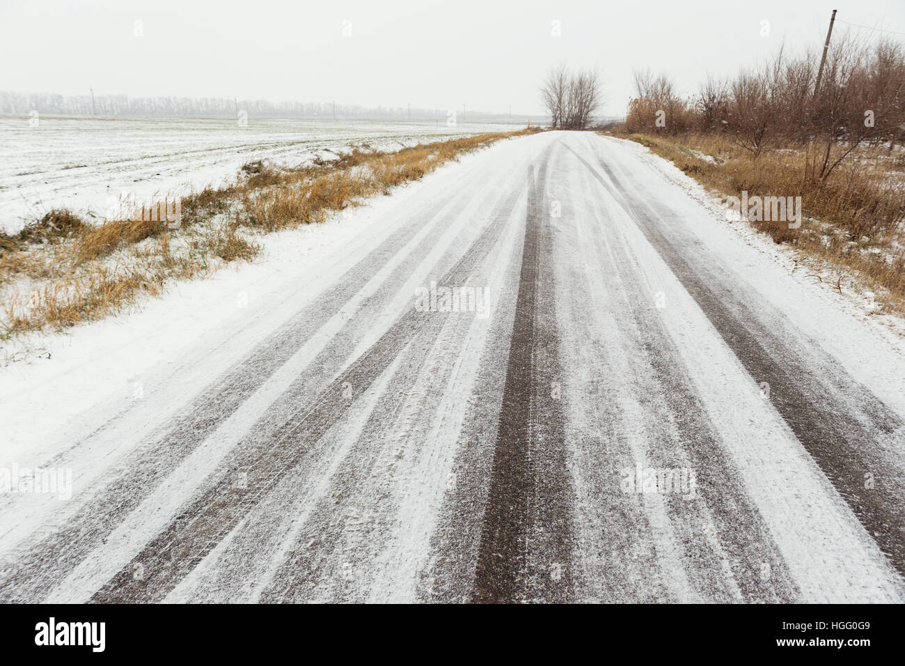 Road conditions tracks hi-res stock photography and images - Alamy