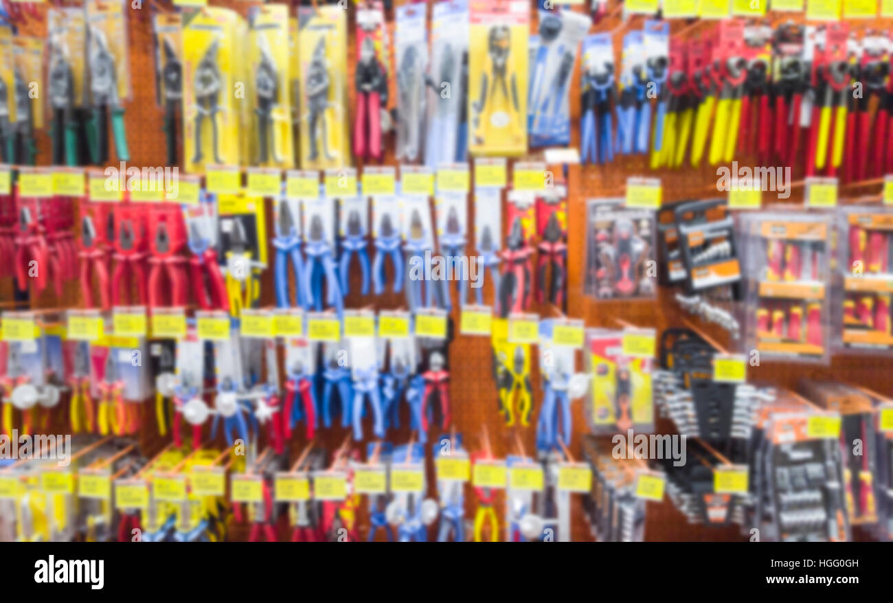 blur image of tools for working Stock Photo - Alamy