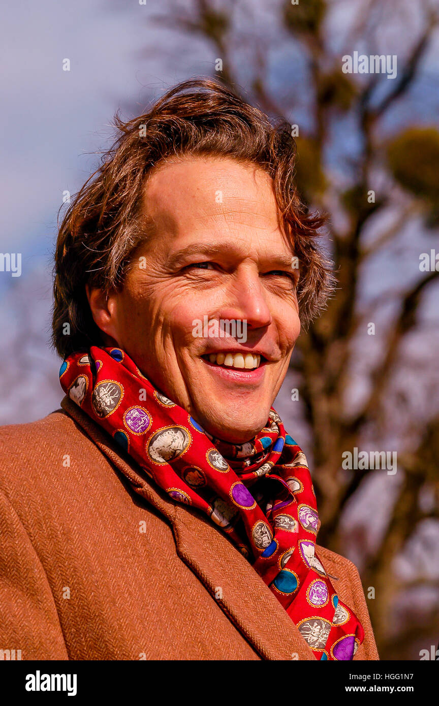 Lord March at Goodwood House Stock Photo - Alamy