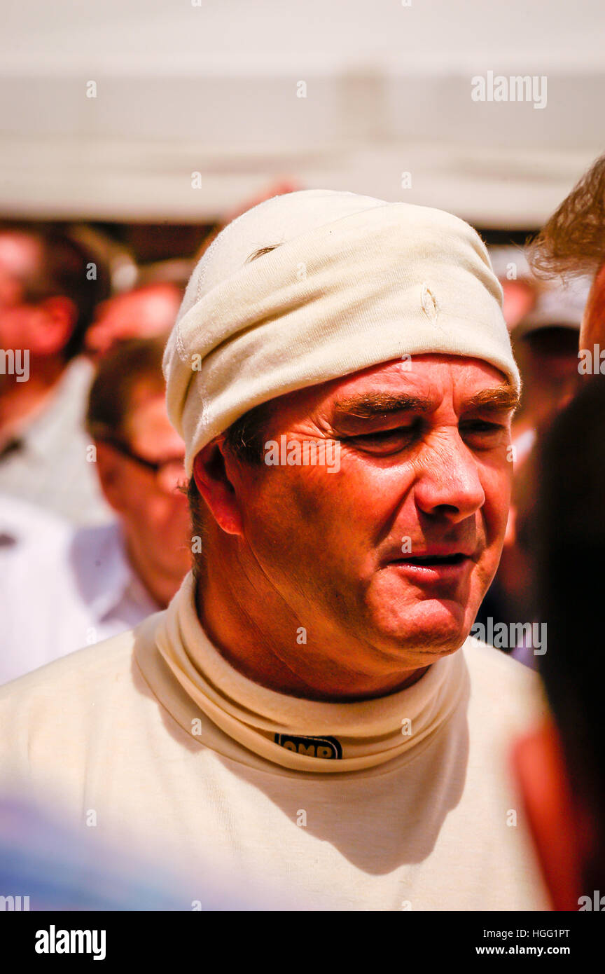 Former racing driver Nigel Mansell at Goodwood Festival of Speed Stock Photo - Alamy