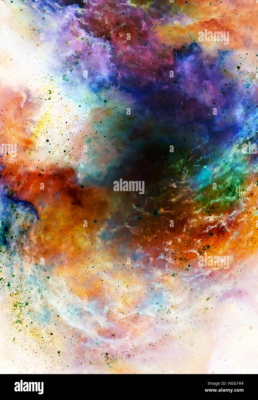 Cosmic space and stars, color cosmic abstract background Stock Photo ...