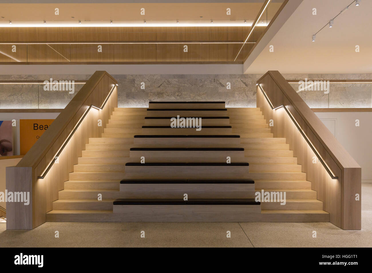 Stairs. Design Museum. Dec, 2016. London, UK Stock Photo - Alamy