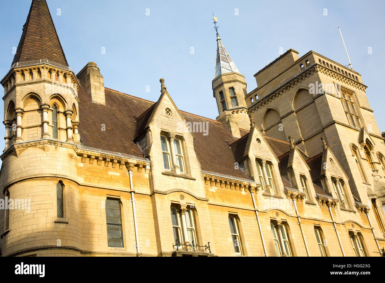 Balliol college building exterior,Oxford University,England Stock Photo ...
