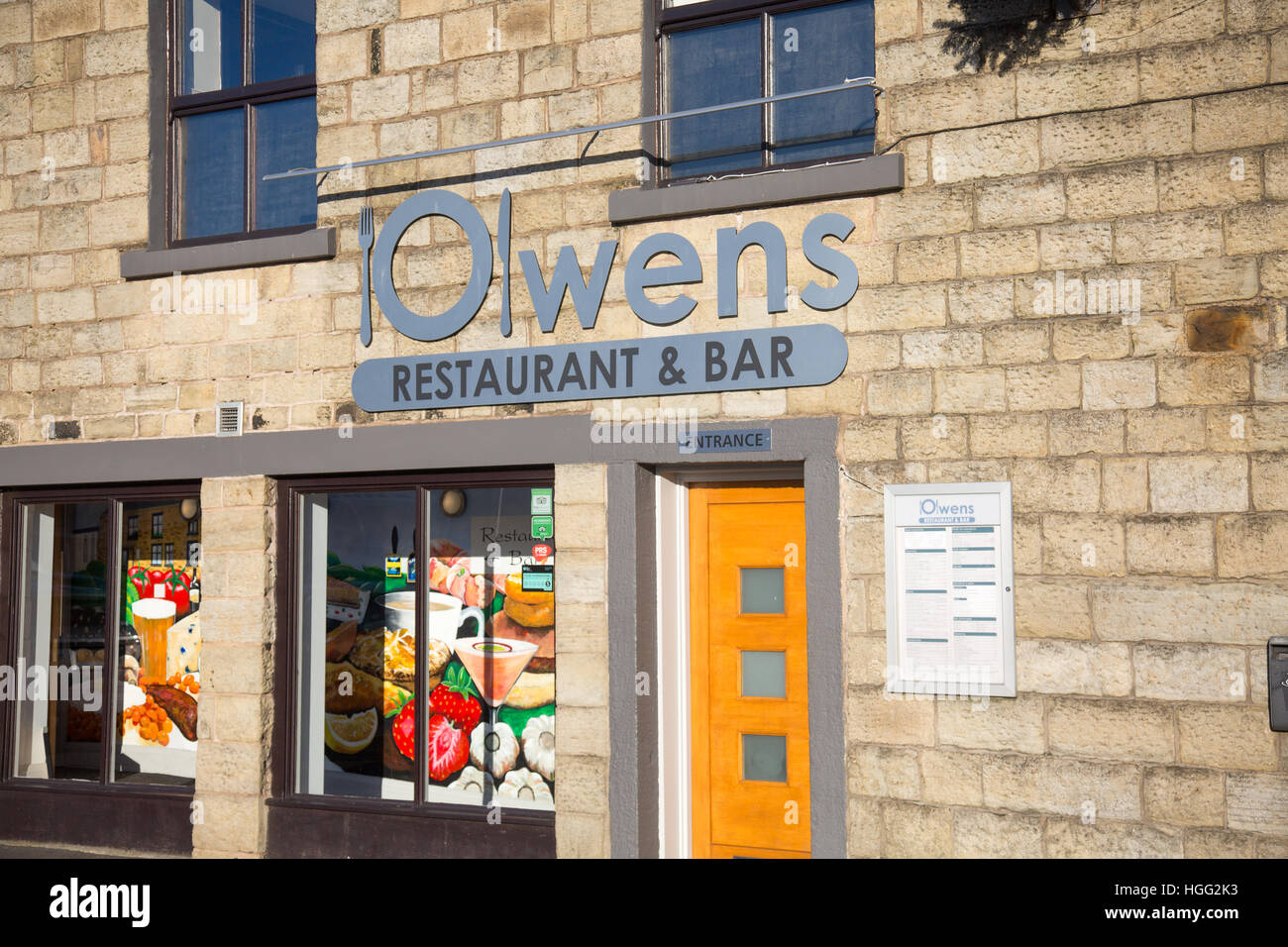 Owens restaurant and bar in Ramsbottom,Lancashire,England Stock Photo ...