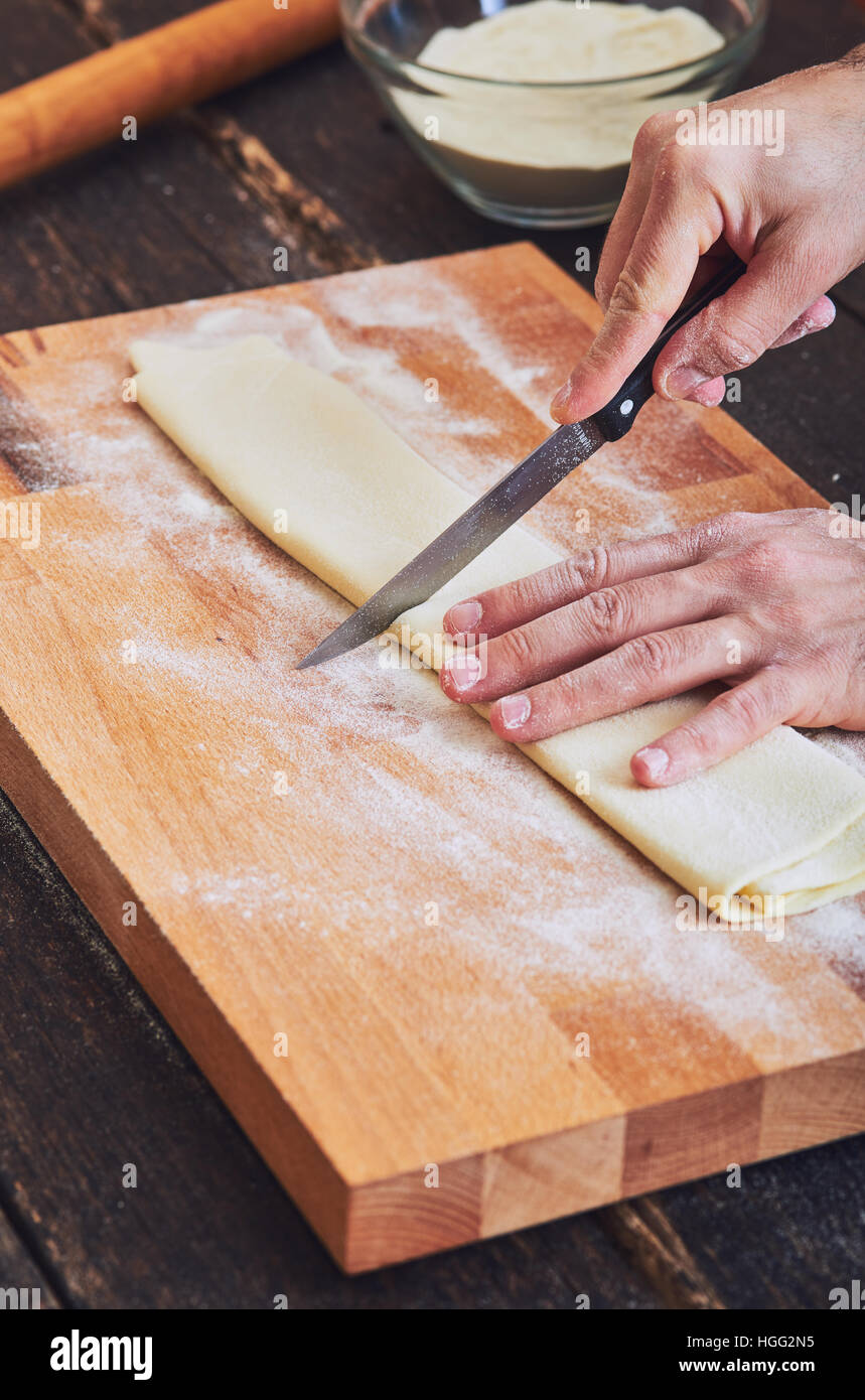 Making of pasta hi-res stock photography and images - Alamy