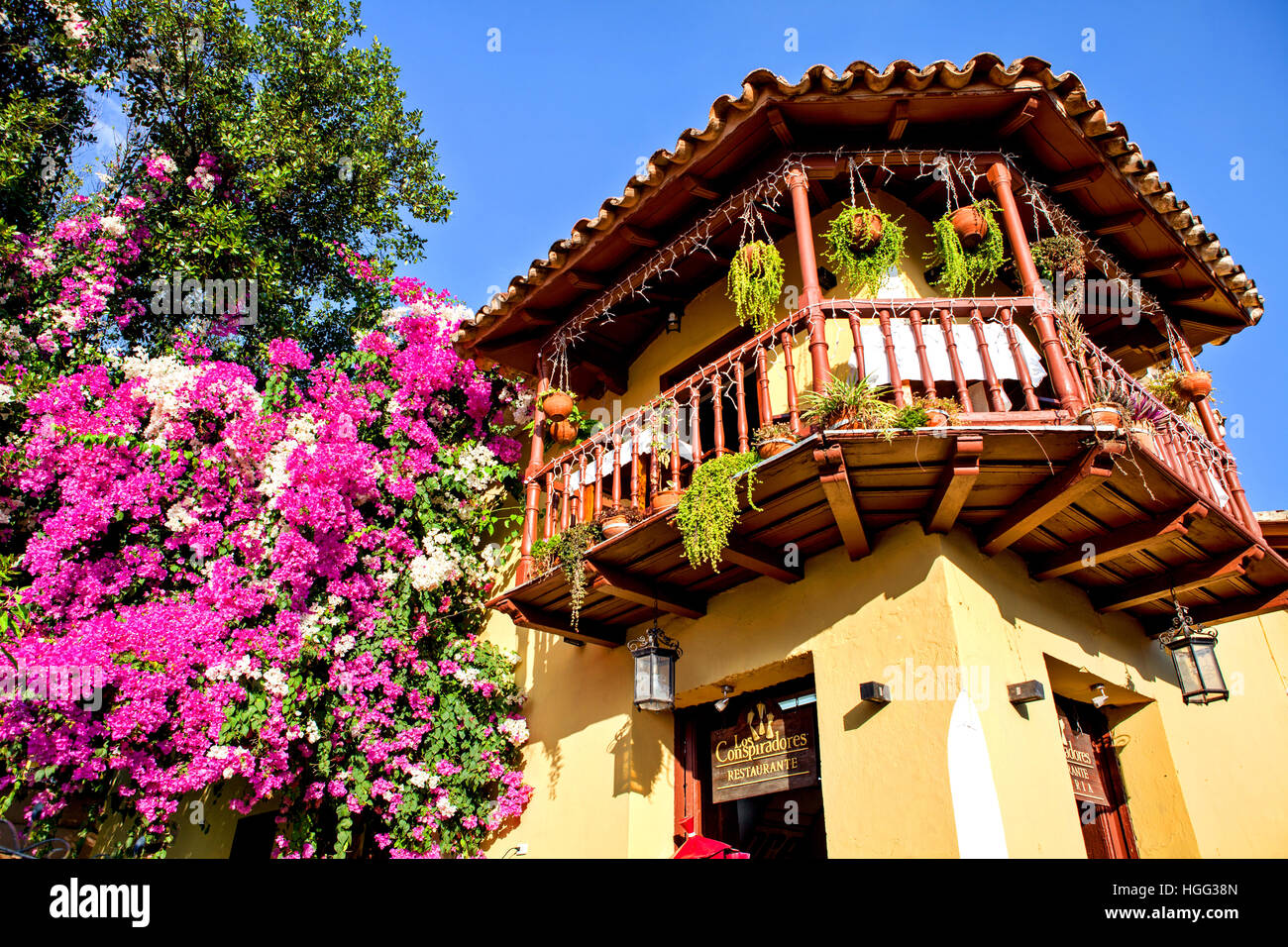 Trinidad, Cuba - December 18, 2016: Restaurant in the old town of ...