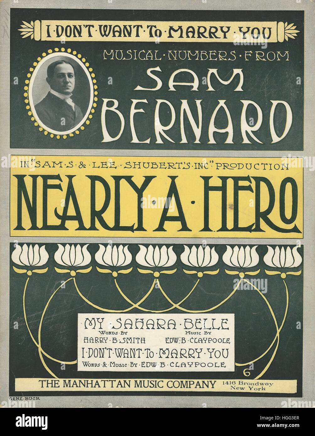1908 sheet music hi-res stock photography and images - Alamy