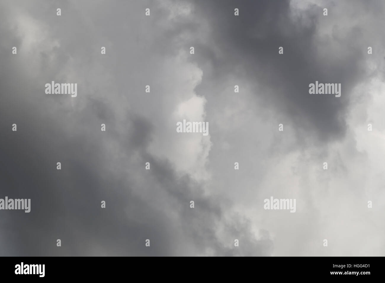 Overcast sky of rain clouds forming in the sky in concept of climate ...