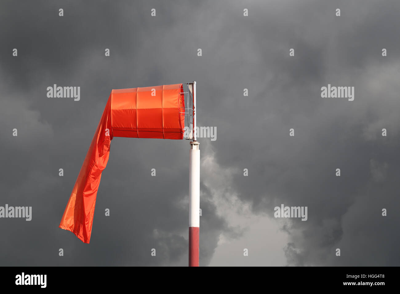 Wind sock of equipment check the wind blow direction in day time and no ...