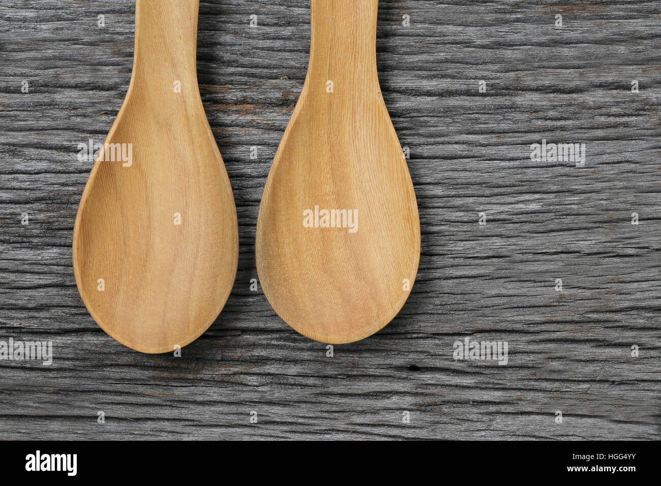 Wooden spoon on brown wood floors,concept of utensils and cooking Stock ...
