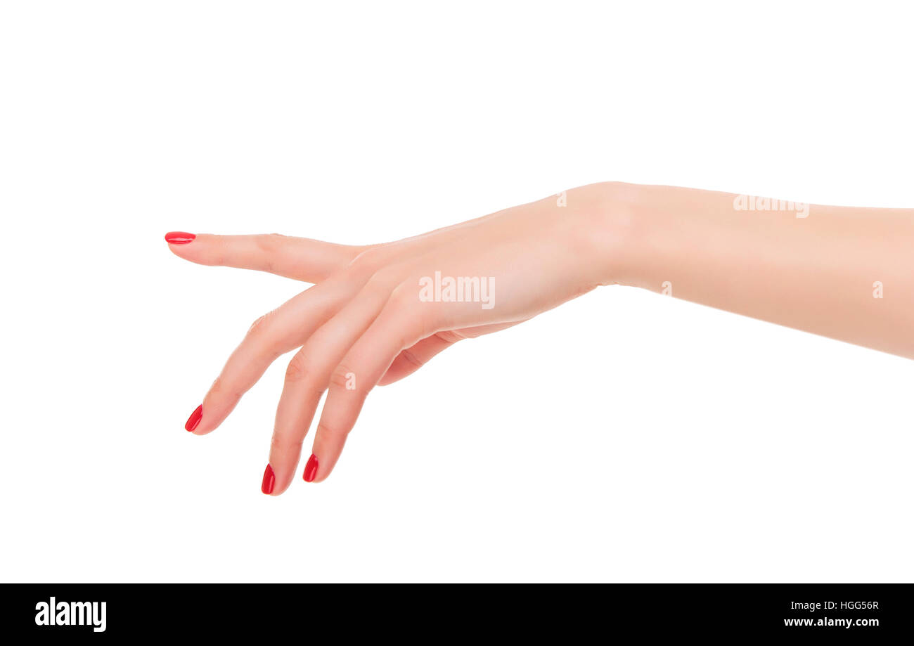 Human hand point with finger Stock Photo - Alamy