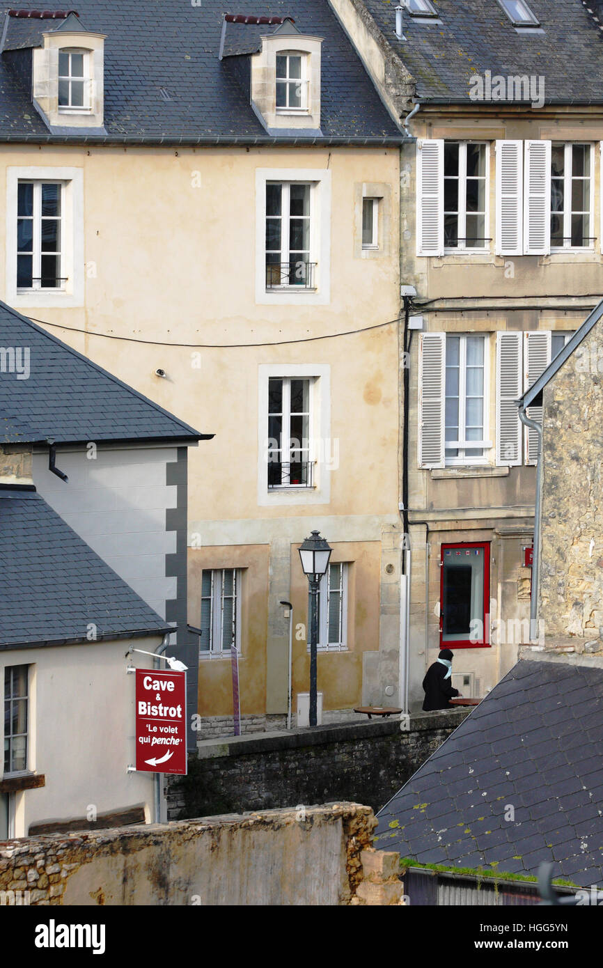 A view of buildings in Bayeux, Normandy, France Stock Photo - Alamy