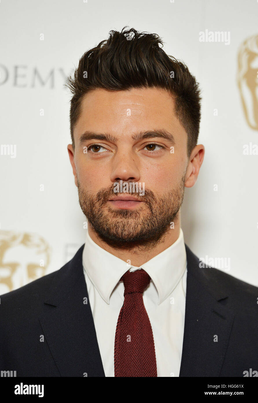 Dominic Cooper attending the EE British Academy Awards nominations ...