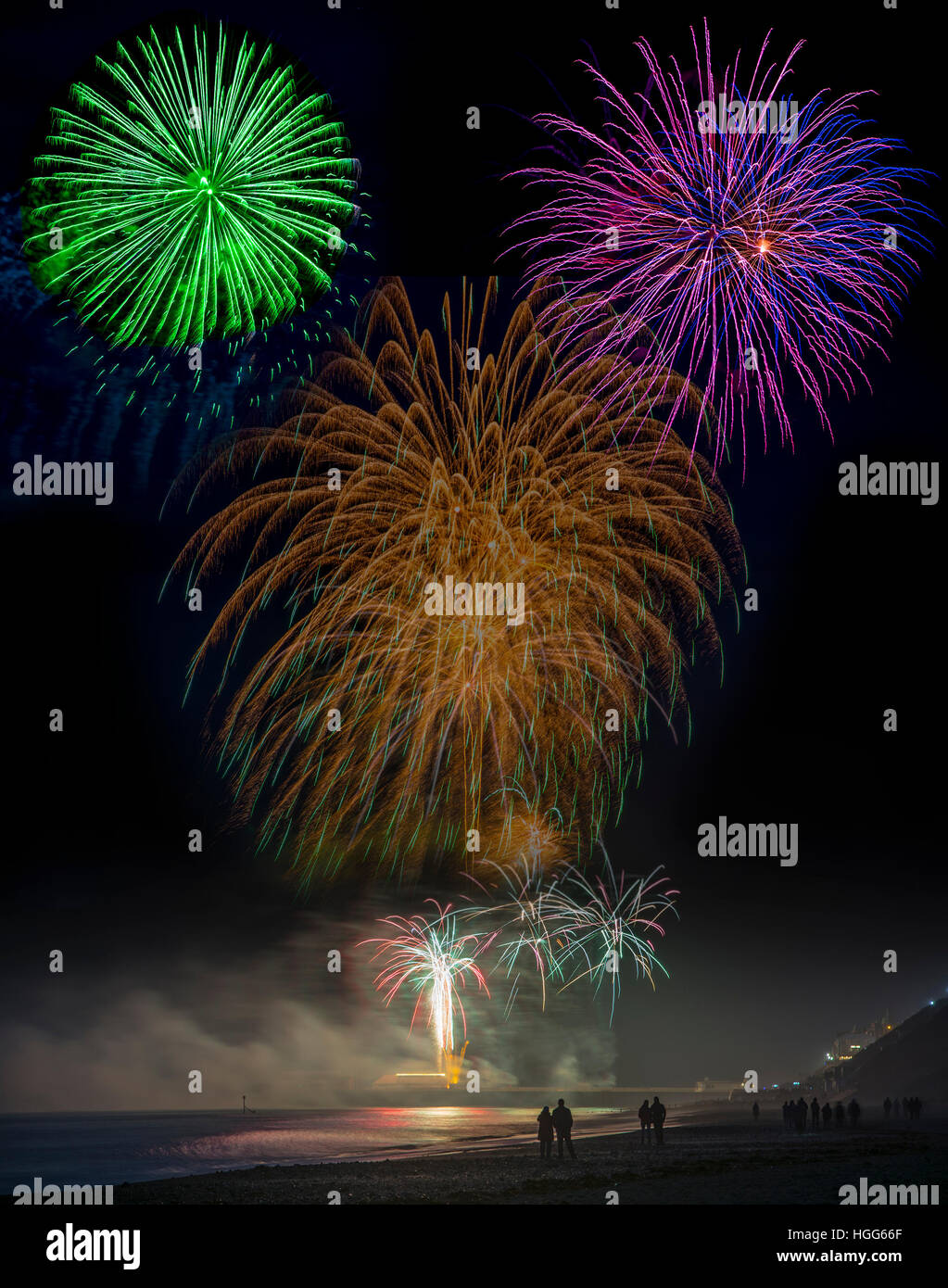 Cromer fireworks hi-res stock photography and images - Alamy