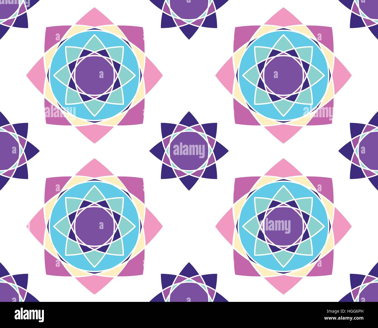 Oriental mandala motif round Stock Vector Images - Alamy