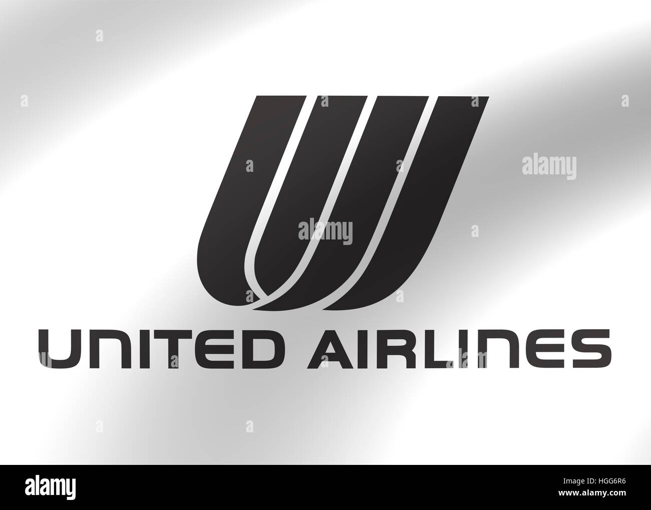 United Air Airlines logo flag Stock Photo - Alamy