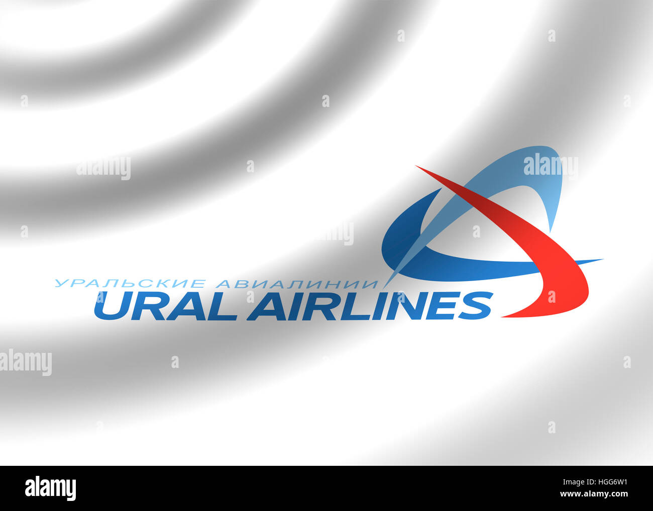 Ural airlines logo flag Stock Photo - Alamy