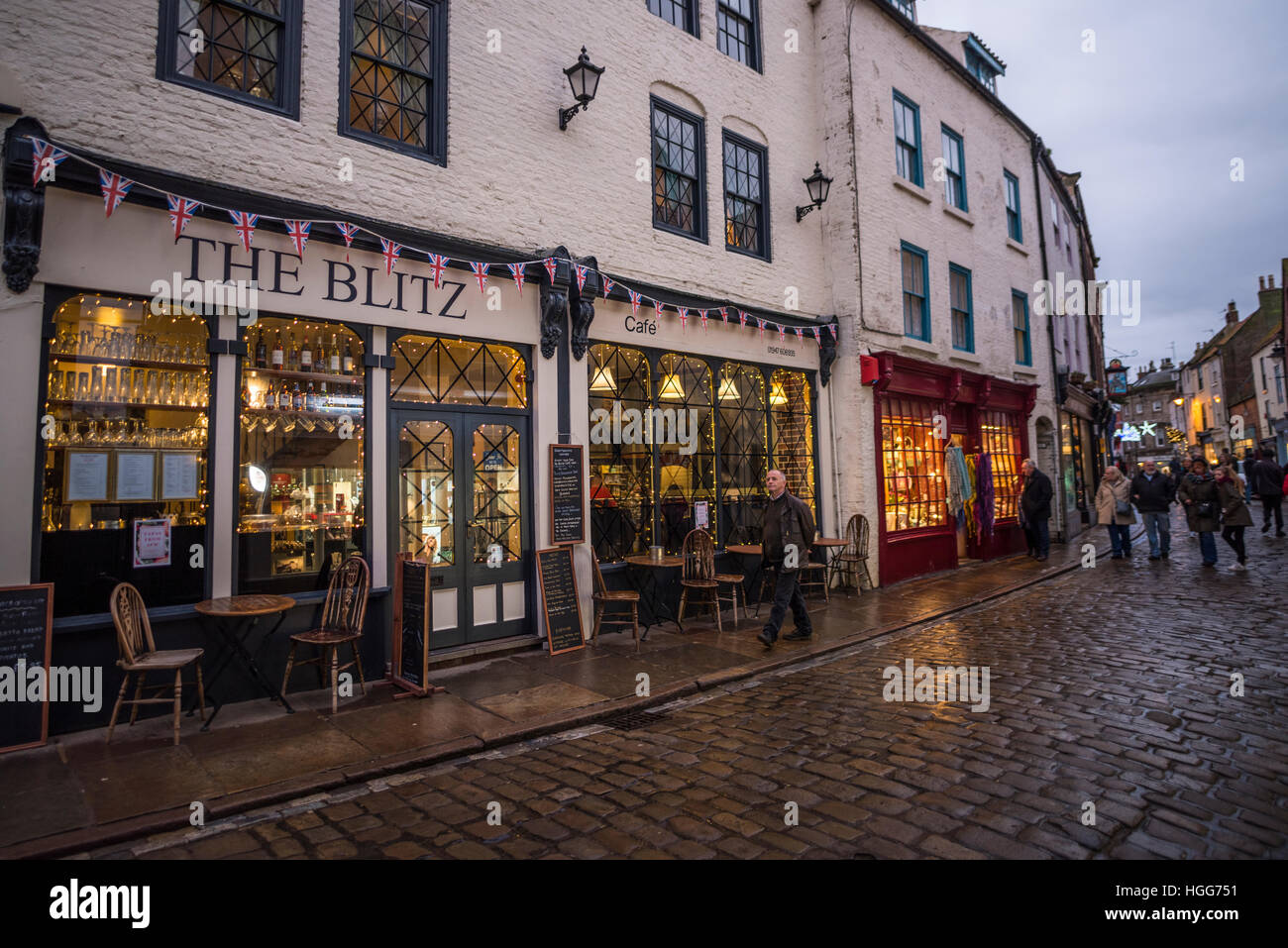 The wonderful historic town of Whitby, North Yorkshire, with its many ...