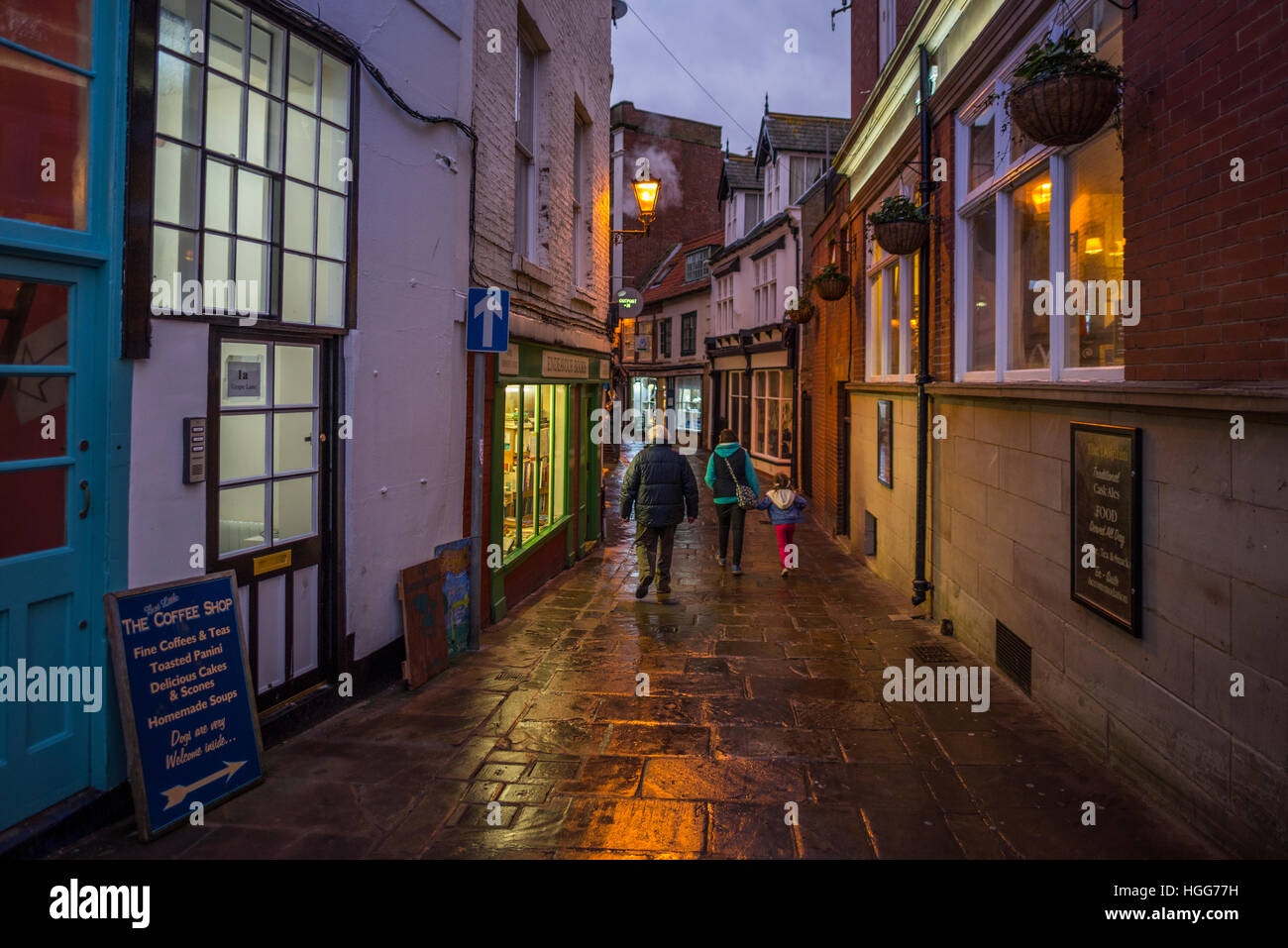 The wonderful historic town of Whitby, North Yorkshire, with its many ...
