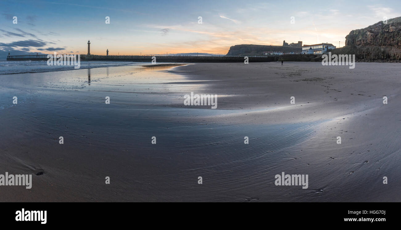 The wonderful historic town of Whitby, North Yorkshire, with its many ...