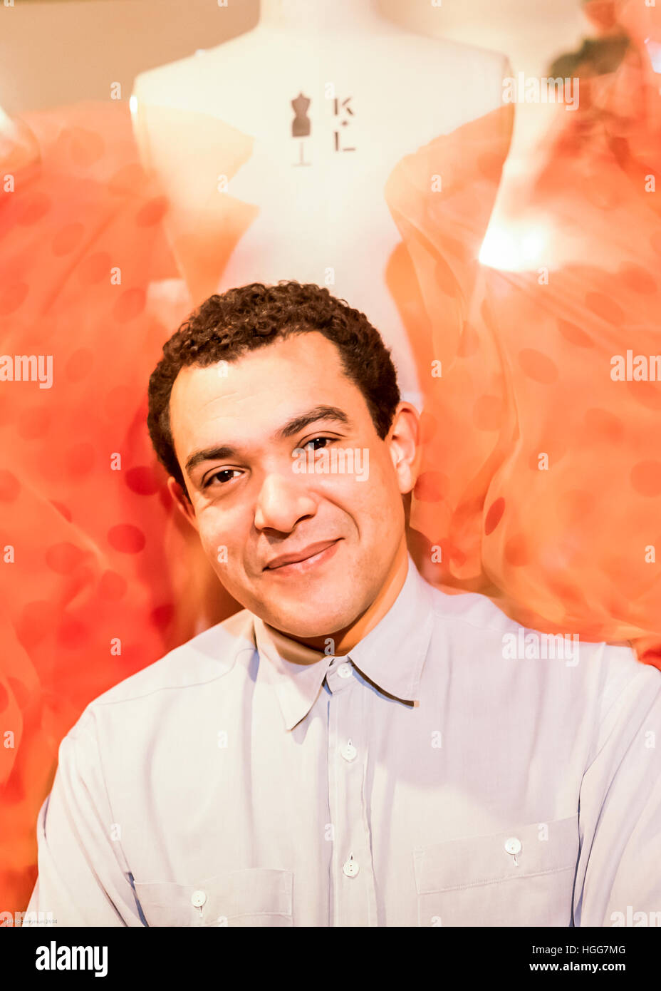 A portrait of fashion designer Bruce Oldfield taken in his London ...