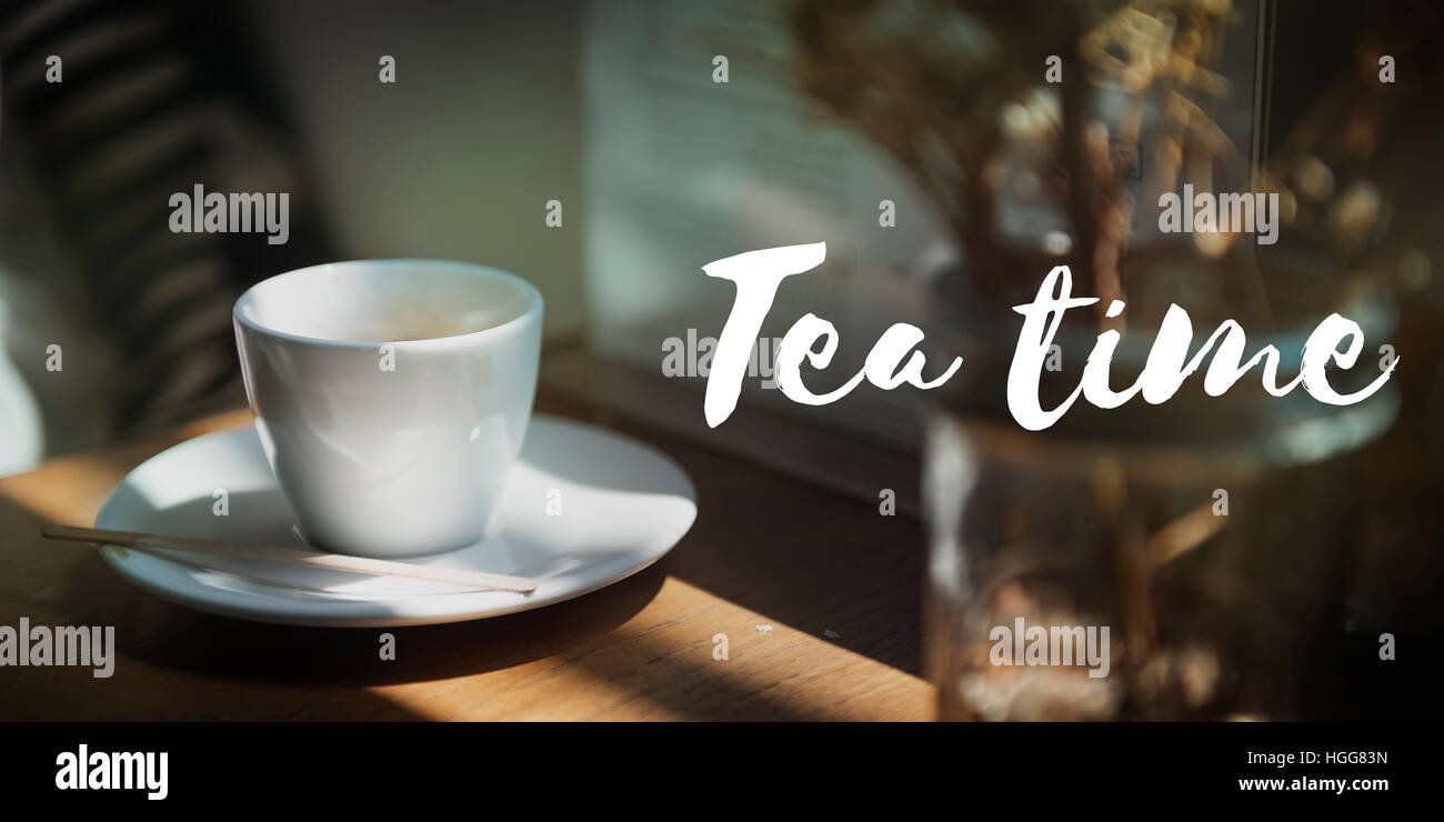 Coffee Caffeine Relax Cafe Relax Concept Stock Photo - Alamy