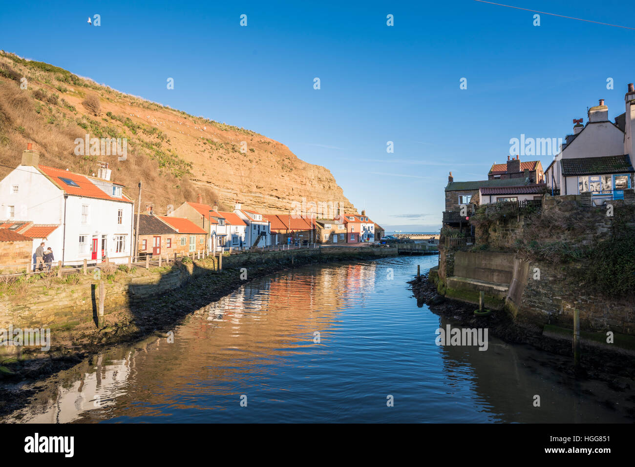 The beautiful, picturesque seaside town of Staithes, home of Captain ...