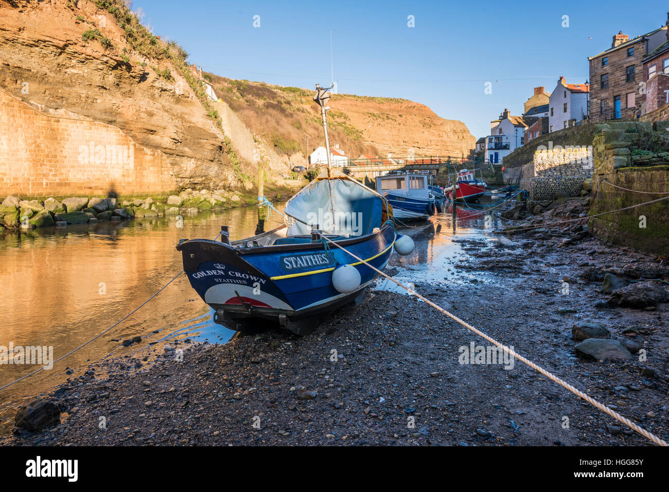 The beautiful, picturesque seaside town of Staithes, home of Captain ...