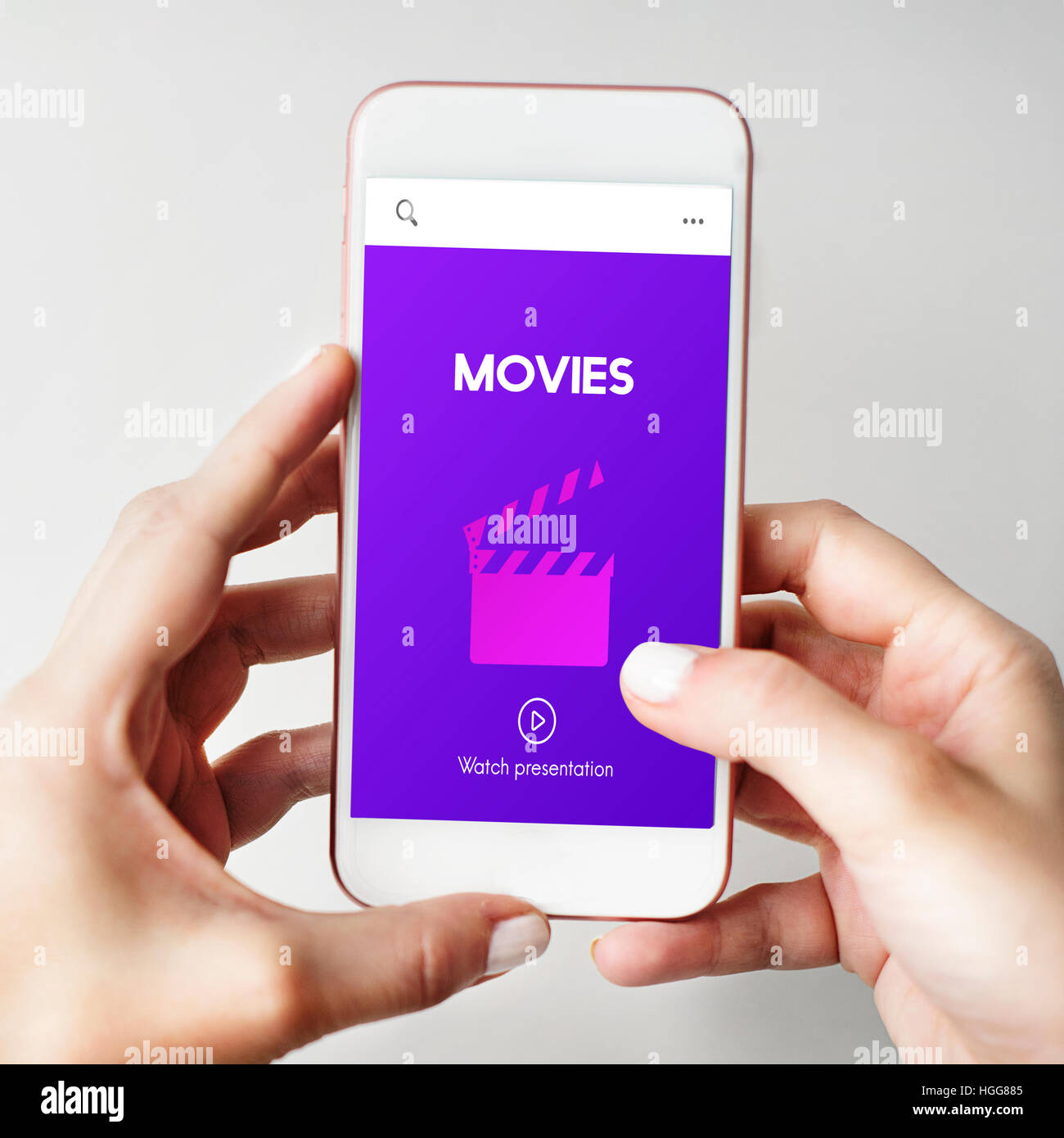 Media Movie Entertainment Graphic Concept Stock Photo - Alamy