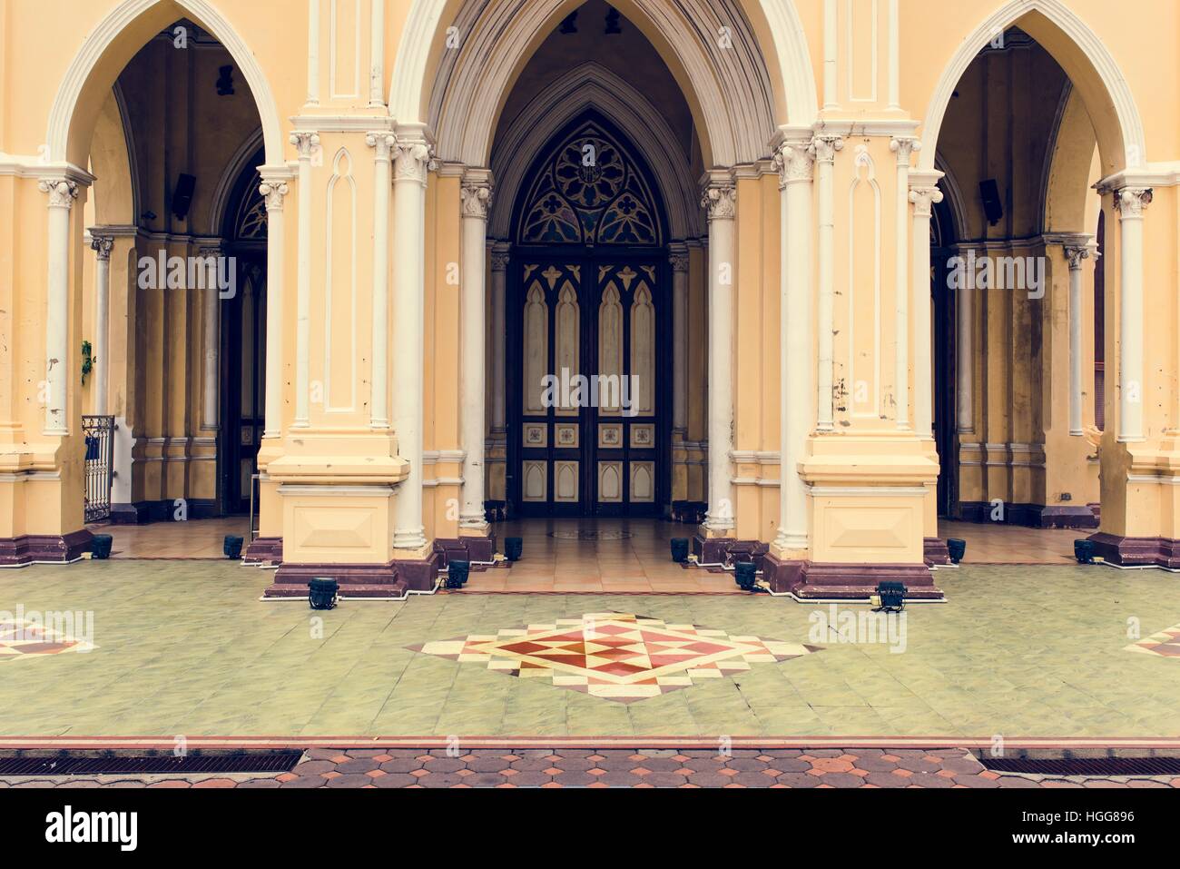 Church Doorway Entry Design Concept Stock Photo - Alamy