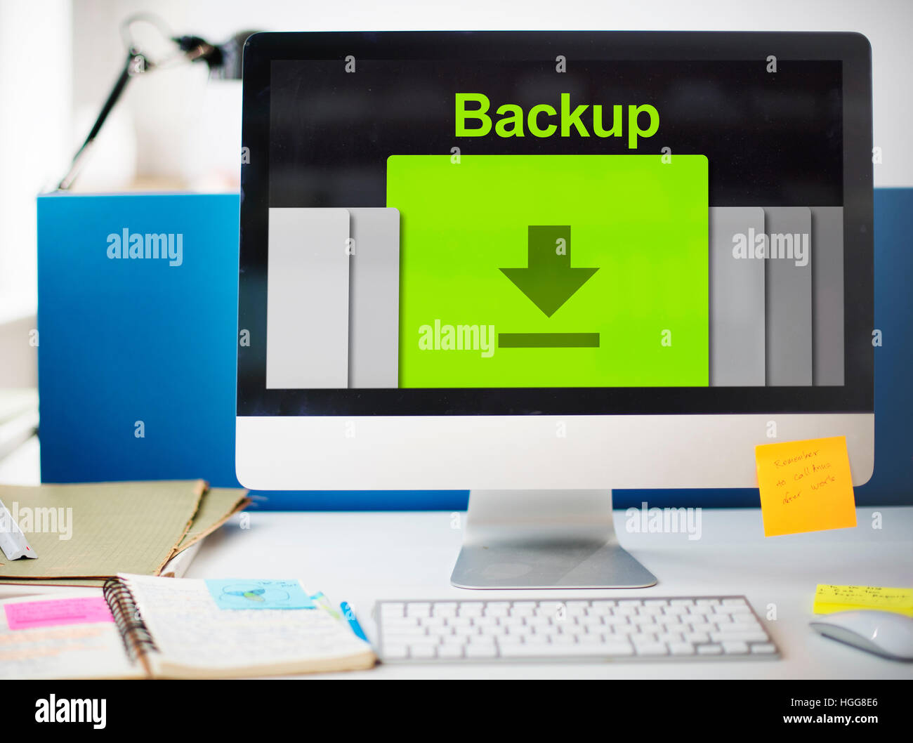Data Backup Information Technology Concept Stock Photo - Alamy