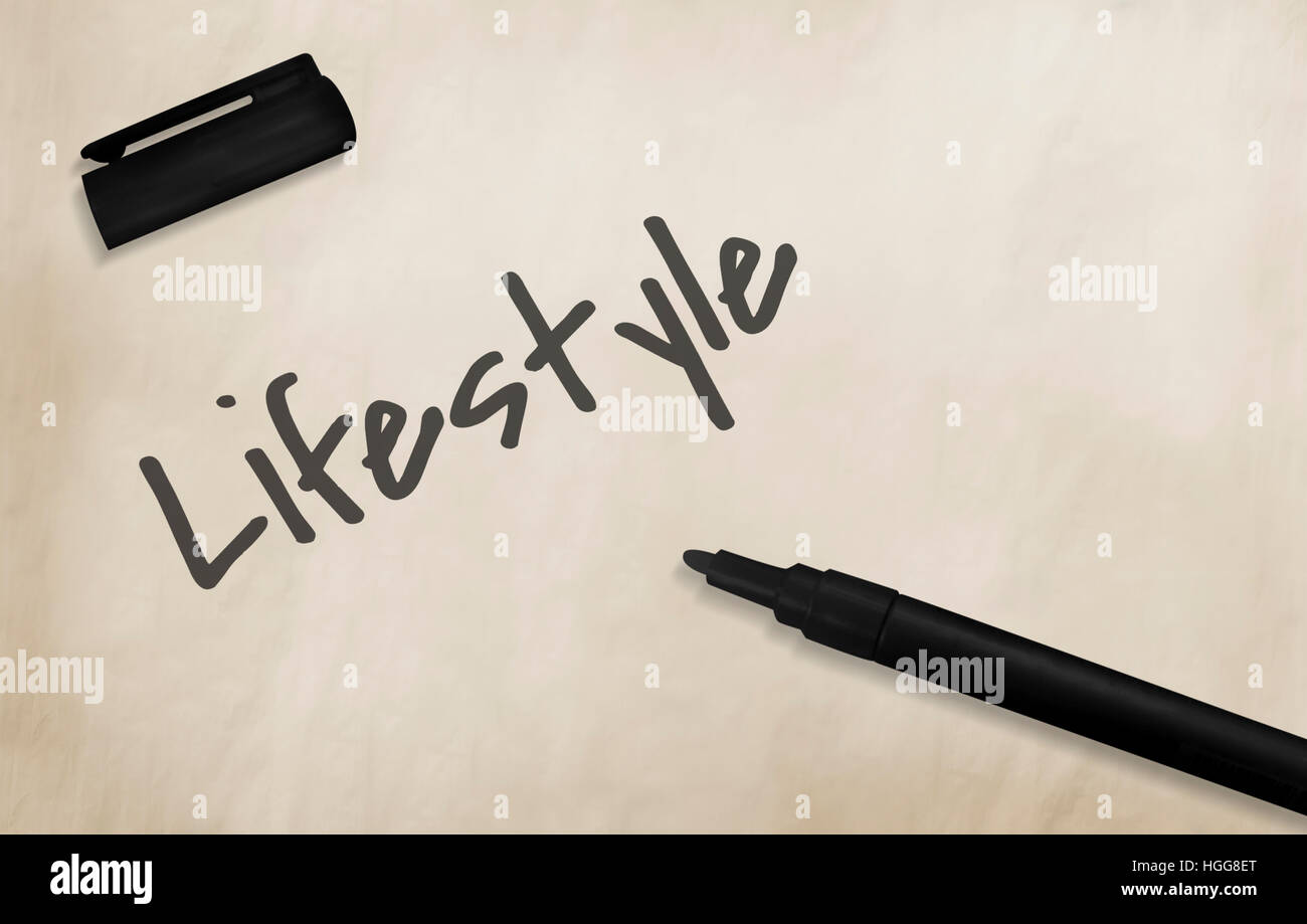 Live Your Life Dream Lifestyle Passion Aspirations Concept Stock Photo ...