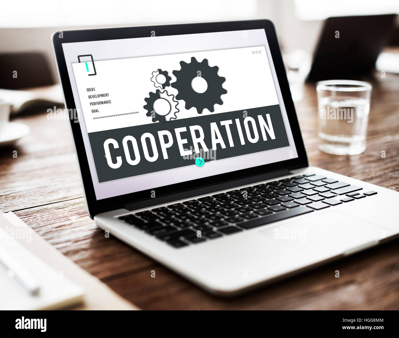 Cooperation Business Team Organization Concept Stock Photo - Alamy